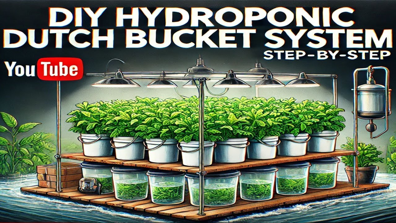 Hydroponics Training - Episode 19 (DIY Hydroponic Dutch Bucket System ...